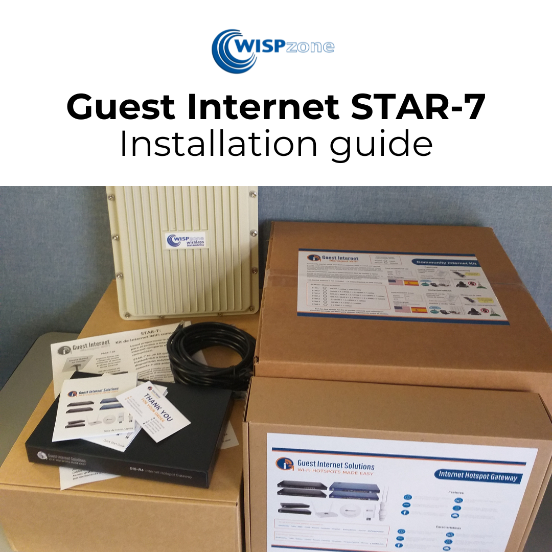Guest Internet STAR-7 kit: Installation guide - How to provide WiFi In