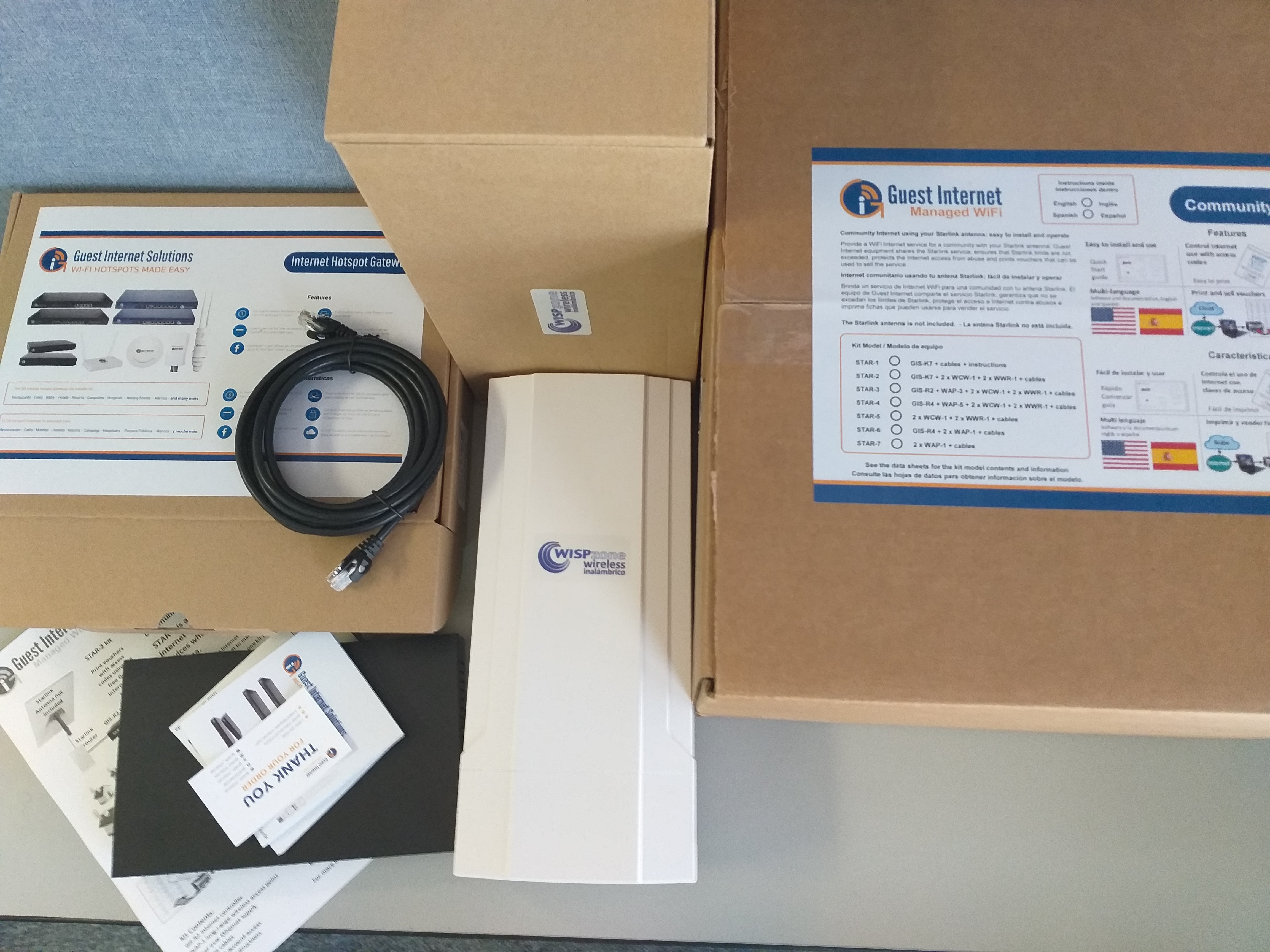 STAR-2 Kit provides a community Internet service using Starlink