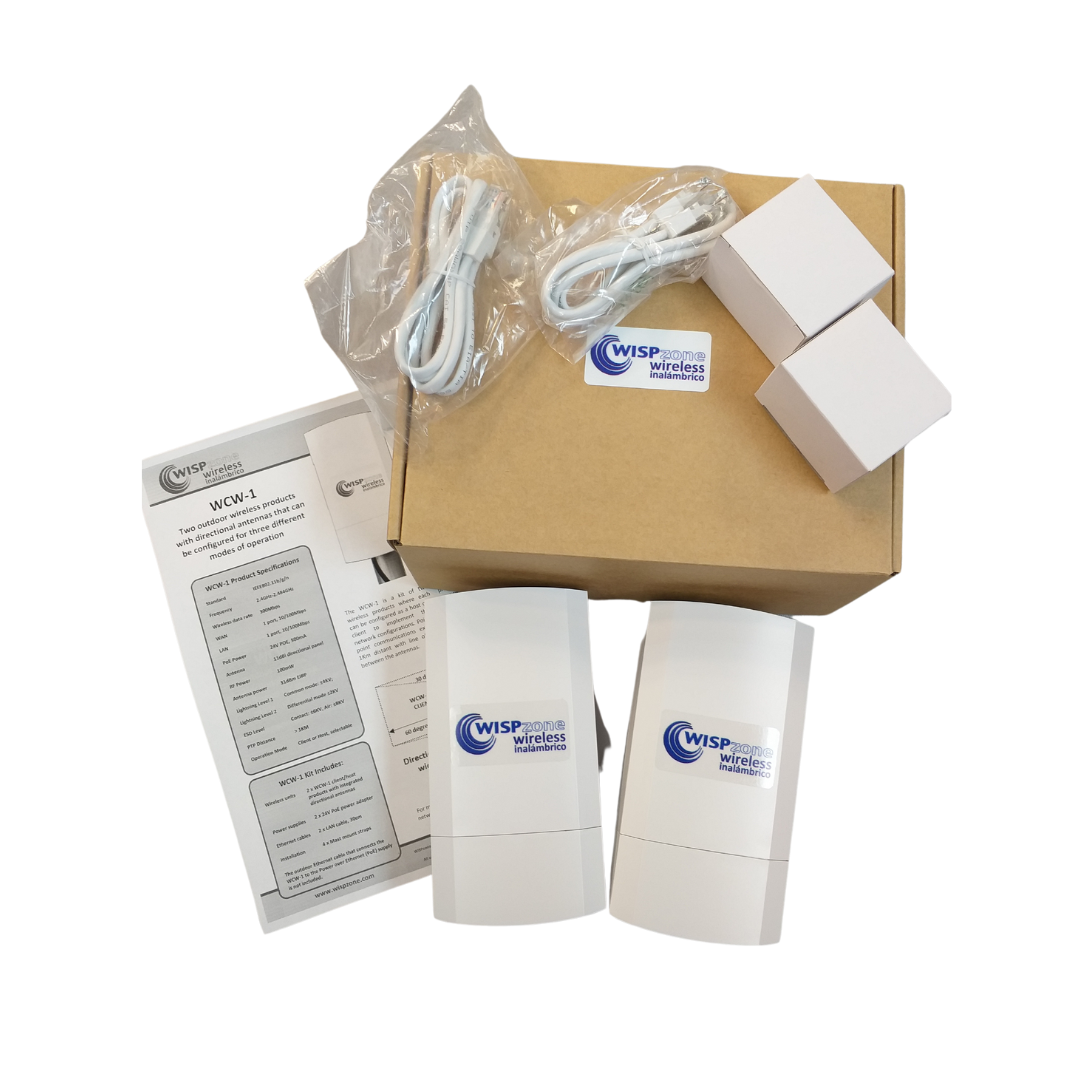 WCW-1 - Two outdoor wireless products with directional antennas that c