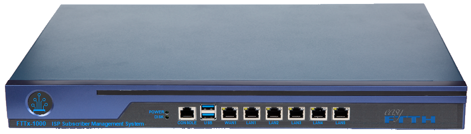easyFTTH FTTx-1G ISP Fiber Broadband Network Gateway (BNG) Product wit